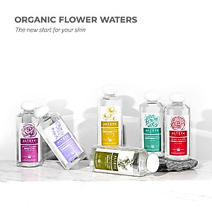 Alteya Organics Rose Water, Organic Facial Toner, 34 Fl Oz/ 2x17 Fl Oz Bundle, Pure Bulgarian Rosa Damascena Flower Water, Award-Winning Moisturizer, BPA-Free Bottle with Reducer