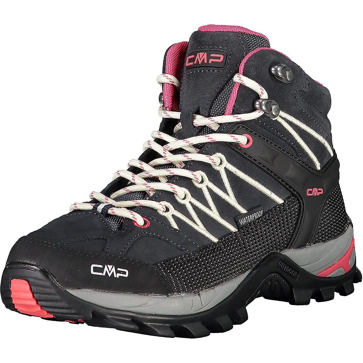 CMP Women's High Rise Hiking Boots, (Antracite-Off White 76uc), 8