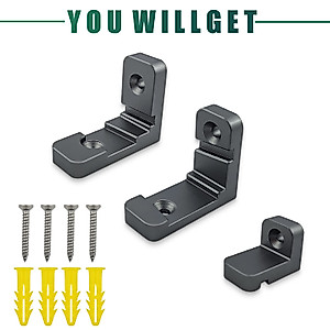 Wall Mount for PS5,Aluminum Alloy Wall Bracket Shelf Compatible with Playstation 5 Disc & Digital Edition, Wall Stand for PS5 Accessories