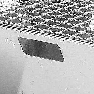 Folding Charcoal BBQ Grill, Mini Foldable BBQ Grill, Stainless Steel Mini Detachable Portable Barbecue Grill for Outdoor Camping