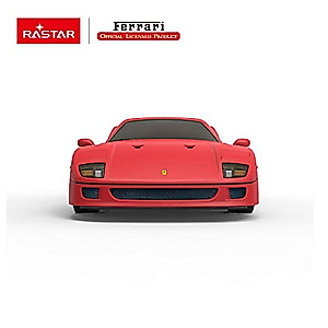 Radio Remote Control 1/24 Scale Ferrari F40 Licensed RC Model Car (Red)