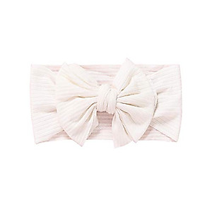 Mookiraer Baby Girls Headbands with Bows Handmade Hair Accessories Stretchy Hairbands for Newborn Infant Toddler Baby Essentials (Figure 10pcs)