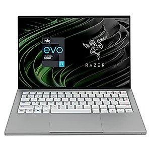 2021 Razer Book 13 i7-1165G7 16GB RAM 512GB SSD Intel Iris Xe Graphics 13.4" FHD+ 1920x1200 Touchscreen Mercury White Windows 11 Home