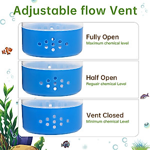 Watersecret Turtle Floating Pool Chlorine Dispenser 2 in 1 kit, Collapsible Chlorine Floater ，Anti-Corrosion Fits 3" Chlorine Tablets，Release Adjustable for Swimming Pool,Hot Tub SPA（2 Pack