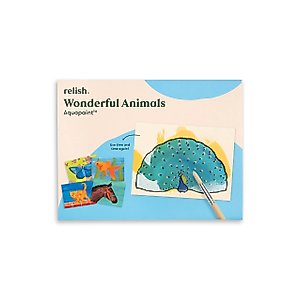 Relish - Aquapaints Activities for Seniors - Pack of 5 Reusable Water Painting Toys, Wonderful Animals, Specialized Products & Gifts for Elderly