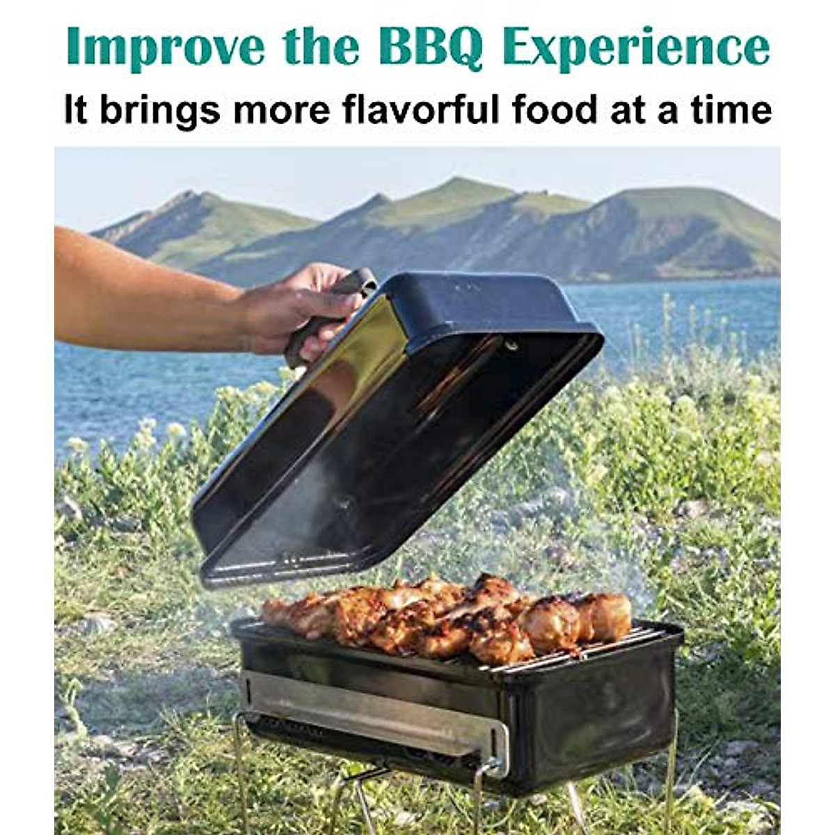 EasiBBQ Stainless Steel Flavorizer Bar for Weber 1141001 Go-Anywhere Gas Grill, Replacement for Weber 9201