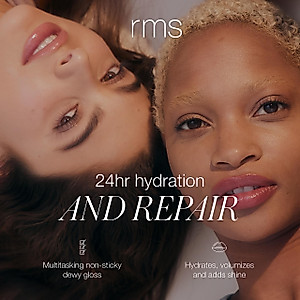 RMS Beauty Liplights Cream Lip Gloss - Lip Plumper, Lip Balm & Lip Gloss with Jojoba Oil, Hydrating Lip Tint & Lip Plumper Gloss, Tinted Lip Gloss
