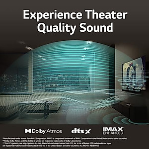 LG Sound Bar SC9S Perfect Matching for OLED C TV with IMAX Enhanced and Dolby Atmos