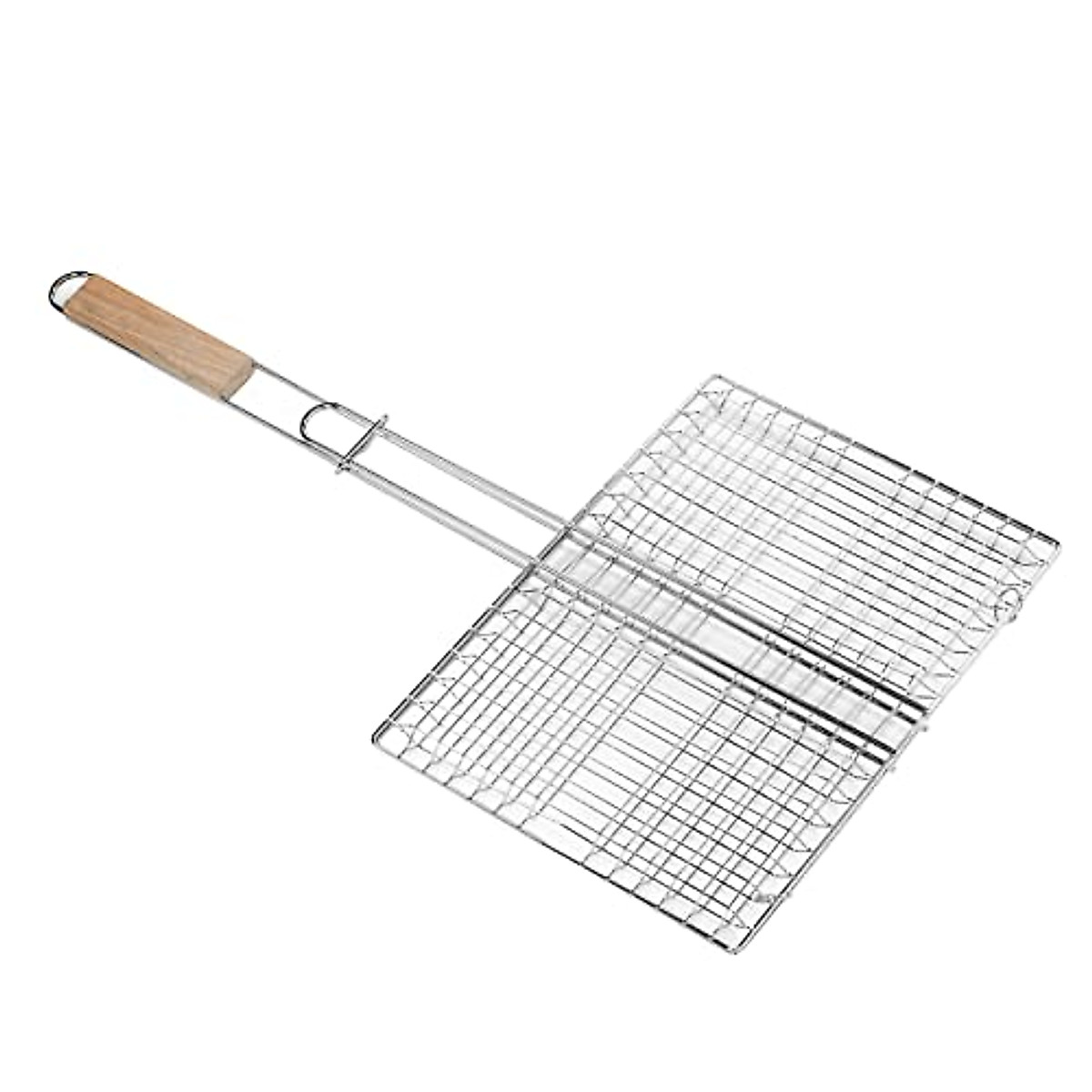 RvSky Garden kit BBQ Grill Basket Stainless Steel Rustproof Multipurpose Fish Grill Basket for Outdoor