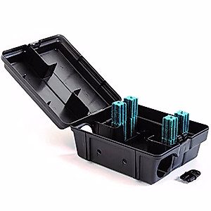 Tomcat Bait Station - Set of 6 Outpost Rat Bait Stations, Complete Rodent Control Solution