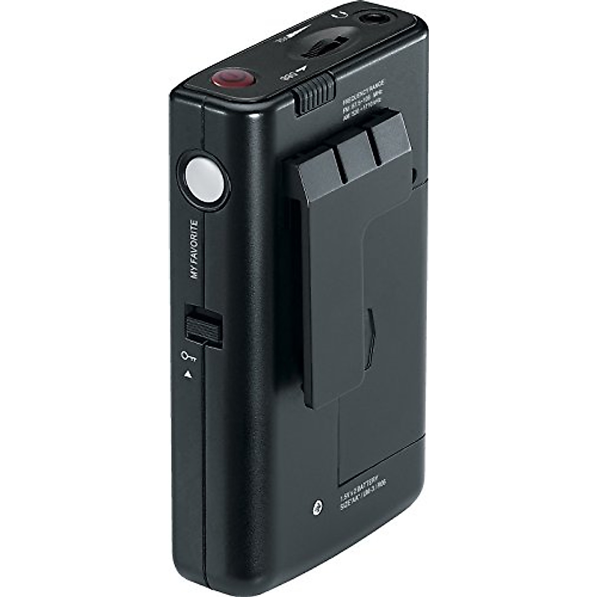 Sangean DT-200X FM-Stereo/AM Digital Tuning Pocket Radio Black