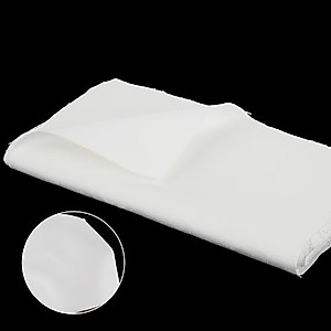 12 Pcs White Embroidery Fabric Squares Pre-Cut Embroidery Cloth Fabric Natural Cotton Fabric for Embroidery 4 Sizes Cross Stitch Fabric Classic Aida Cloth for Craft Garment Embroidery(5.9 to 11.8inch)