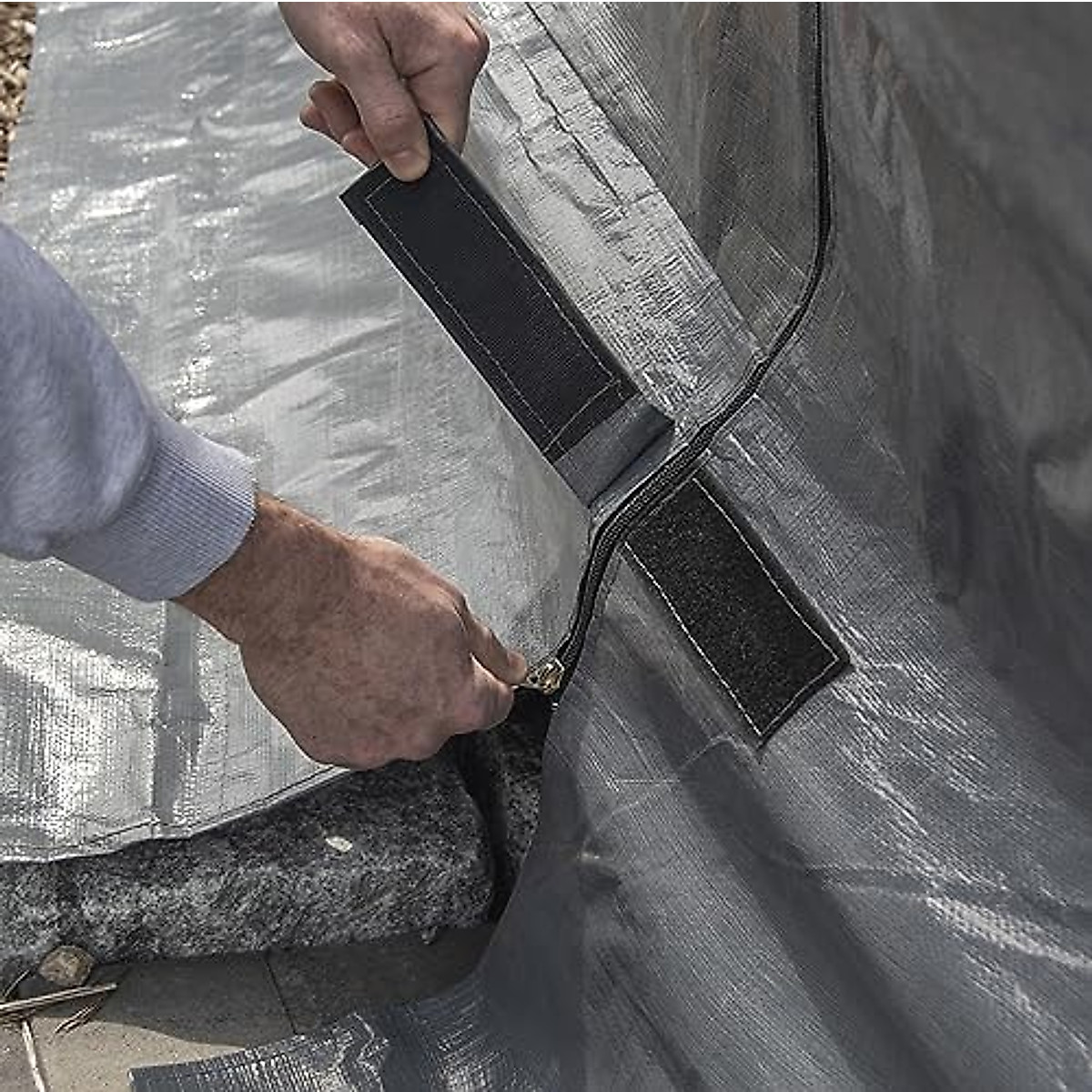 Sojag Grey Universal Cover, 12 ft. x 16 ft., Outdoor Shades