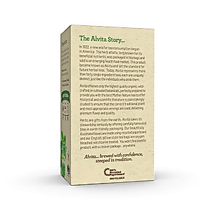 Alvita Organic Spearmint Herbal Tea - Made with Premium Quality Organic Spearmint Leaves, A Delicate Mint Flavor and Aroma, 24 Tea Bags