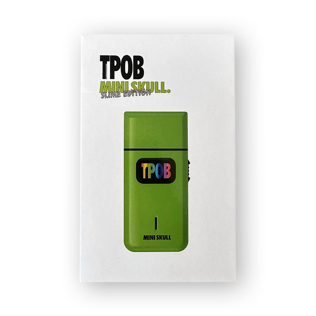 TPOB Mini Skull Single Shaver Compact Design That can fit in Your Pocket with a Turbo Charged Motor, Perfect for Both Professional and at-Home use (Slime)