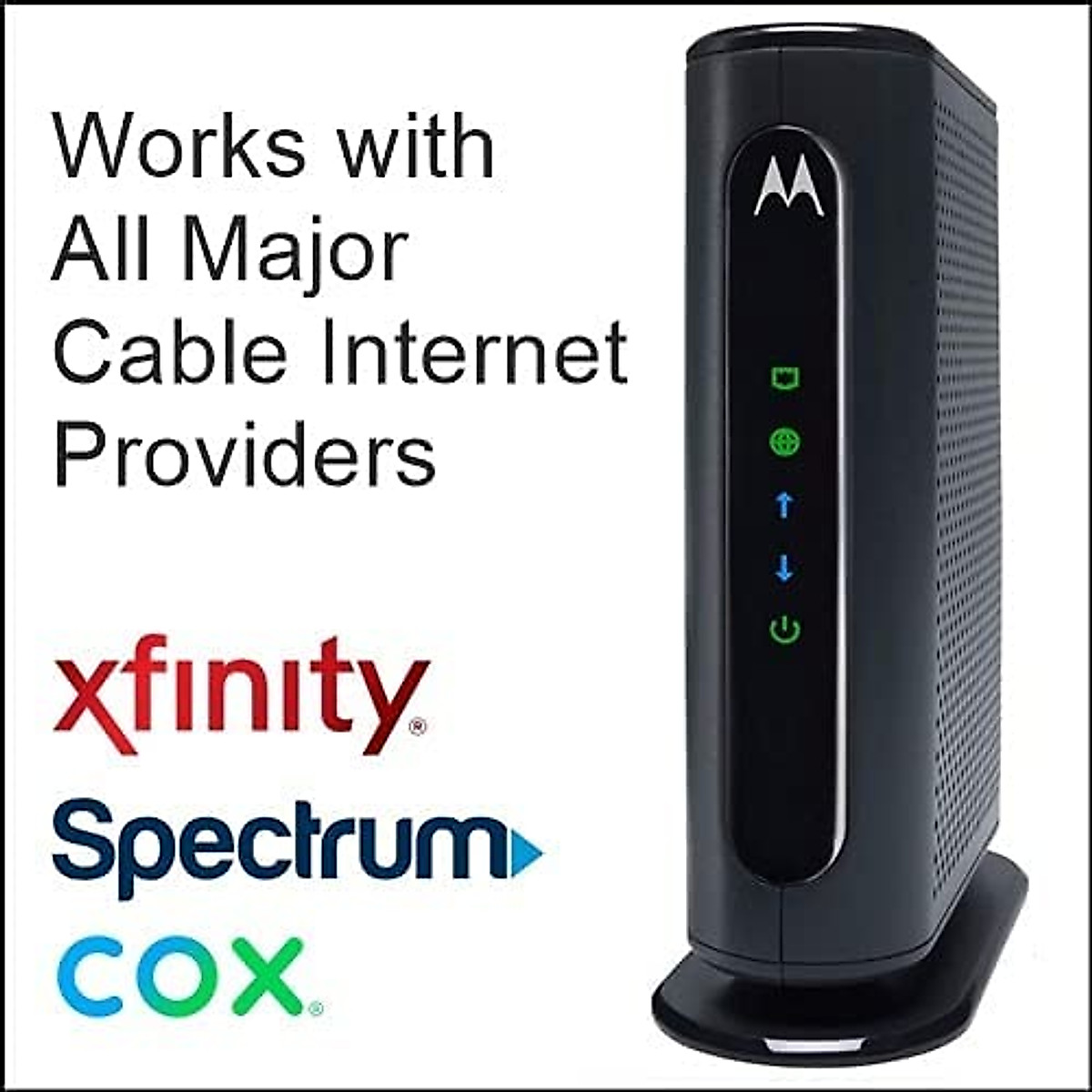 Motorola MB7420 Cable Modem + AC2600 Smart Wi-Fi Router | Approved for Comcast Xfinity, Cox, and More – Separate Modem and Router Bundle