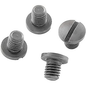 Hogue Colt & 1911 Officer's Grip Screws (Per 4) Slot, Stainless Steel Finish