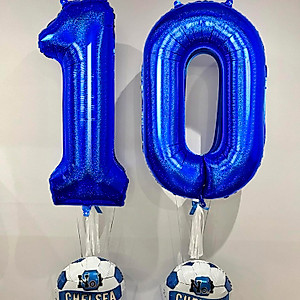 Navy Blue Number 20 Balloon 40 Inch,Dark Blue 20 Balloons Number Big Large Mylar 20th Birthday Balloon for Birthday Party Graduation Anniversary Decorations