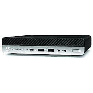 New HP EliteDesk 800 G4 Desktop Mini - Intel Core i5-8500T - 16GB DDR4-256GB SSD - Intel UHD Graphics 630 - Windows 10 Pro 64-bit