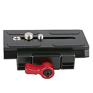 CAMVATE Quick Release Base Plate Compatible with Manfrotto 501/504/ 577/701 Tripod Standard Accessory - 1419
