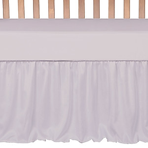 Trend Lab Soft Blush Pink Fabric 3 Piece Crib Bedding Set, Sewn with Elegant Ruching, Includes Quilt, Fitted Crib Sheet and Skirt