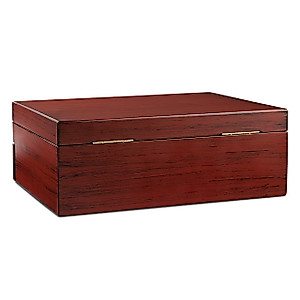 Royalty Art Fine Silverware Storage Box with Pull Out Drawer, 15” x 11”, Large Kitchen Counter Organizer for Flatware and Utensils, Decorative Home Decor (Medium)