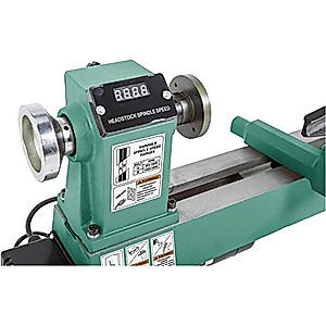 Grizzly Industrial T25926-10" x 18" Variable-Speed Benchtop Wood Lathe
