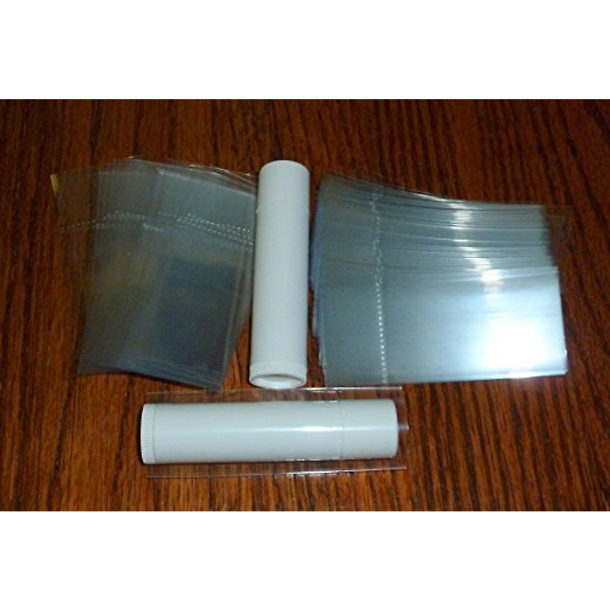 250 Clear Shrink Wrap Bands Sleeves for Lip Balm (Chapstick) Tubes Tamper Evident Safety Seal