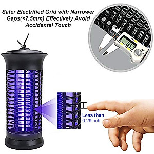 Micnaron Bug Zapper Electric Indoor Insect Killer suspensible UV Light | Mosquito Killer Bug Fly Pests Attractant Trap Zapper Lamp w/Powerful 1000V Grid for Indoor Home Bedroom,Kitchen, Office