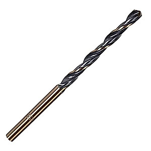 FOCMKEAS 9mm Twist Drill Bit High Speed Steel 4341 Straight Shank Gold and Black Coated Drilling Bits for Home Improvment DIY, Metal/Wood/Plastic