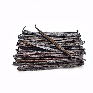 10 Madagascar Vanilla Beans Grade A Whole Vanilla Pods for Vanilla Extract and Baking
