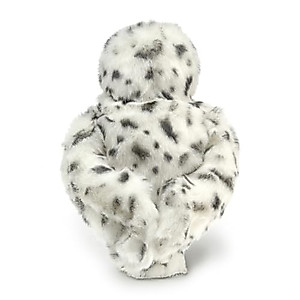 Folkmanis Snowy Owl Hand Puppet, Standard Packaging, White, Black