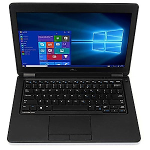 Dell Latitude E7250 Ultrabook 12.5 Inch Business Laptop - Intel Dual Core i7-5600U up to 3.2GHz, Intel HD 5500, 16GB DDR3 RAM, 512GB SSD, FP Reader, HDMI, WiFi, Windows 10 Pro (Renewed)