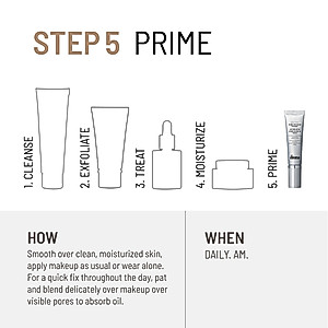 Dr. Brandt Pores No More, Pore Refiner Primer - Instantly Minimizes the Appearance of Pores, Absorbs Oil & Mattifies Shine - 0.5 fl oz