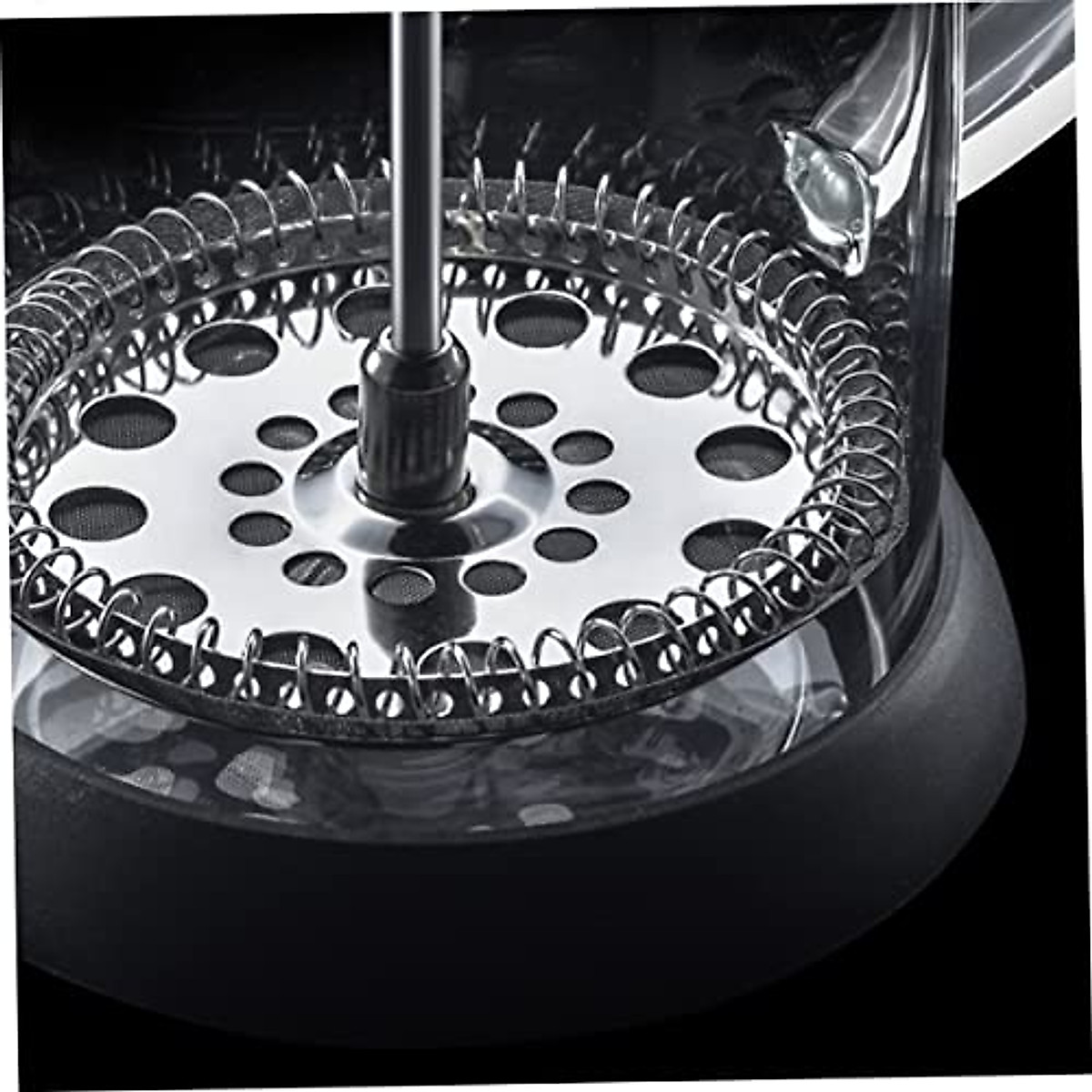 CONGARTENO 1pc Fashion Coffee Pot Manual Espresso Machines Tea Strainer Press Tea Maker Tea Brewer Pot Espresso Maker Press Coffee Machine Manual Espresso Press Coffee Filtration Teapot Black