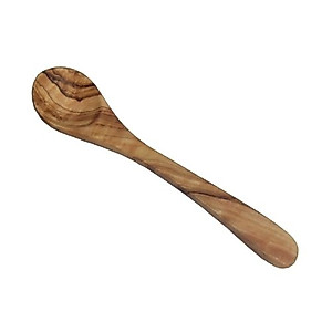 Naturally Med Olive Wood Mustard/Sugar/Salt Spoon, 5'' L