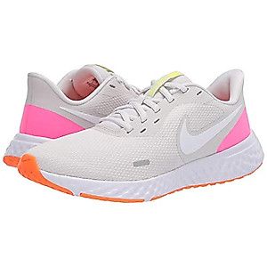 Nike Women's Revolution 5 Running Shoe, Platinum Tint/White-Pink Blast-Total Orange-Lemon Venom, 5.5 Regular US