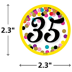 Teacher Created Resources® Confetti Numbers Magnetic Accents, Pack of 42