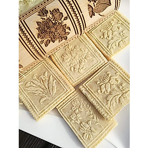 Springerle rolling pin Springerle cookie molds Springerle cookies German cookies Springerle carved rolling pin,Christmas gifts,Gift for mom