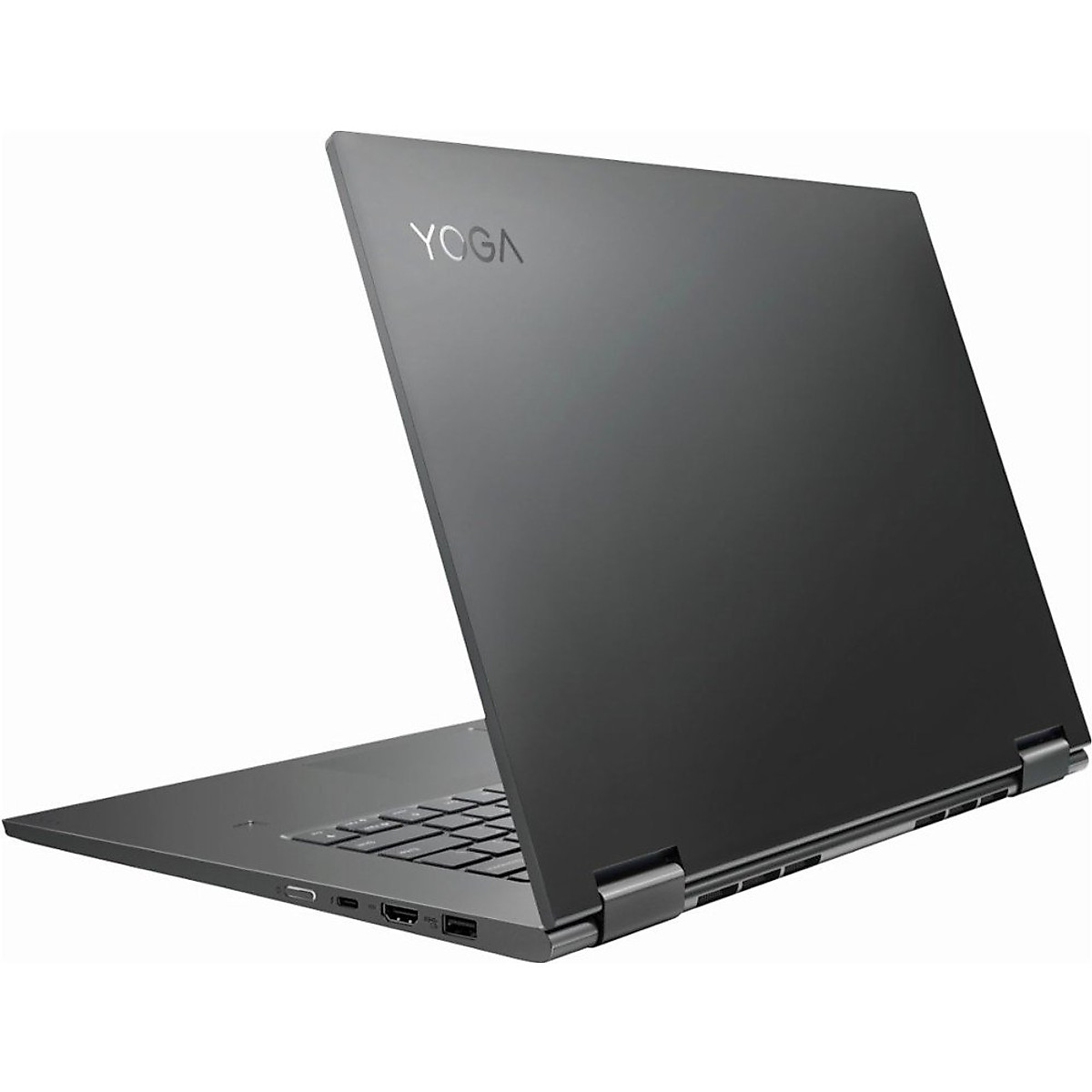 Newest Lenovo Yoga 730 2-in-1 15.6" FHD IPS Touch-Screen Premium Laptop | Intel Quad Core i5-8250U (beat i7-7500U) | 16GB DDR4 RAM | 512GB SSD | Thunderbolt | Backlit Keyboard | Windows 10 | Iron Gray