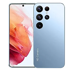 4G Smartphone, 6.82 inch HD Full Screen Ultra Dual Card Dual Standby Thin Cell Phone, MTK6737 CPU, 8GB RAM, 256GB Storage, Face Recognition, 8MP 32MP Cameras, 6000mAh Battery