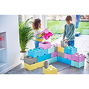 LEGO Light Purple Storage Box Brick 4 DIF