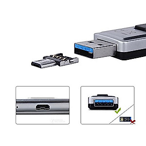 chenyang 5 Pack Micro USB OTG Adapter Micro USB Male to USB 2.0 Female Ultra Mini Size Connector Adapter