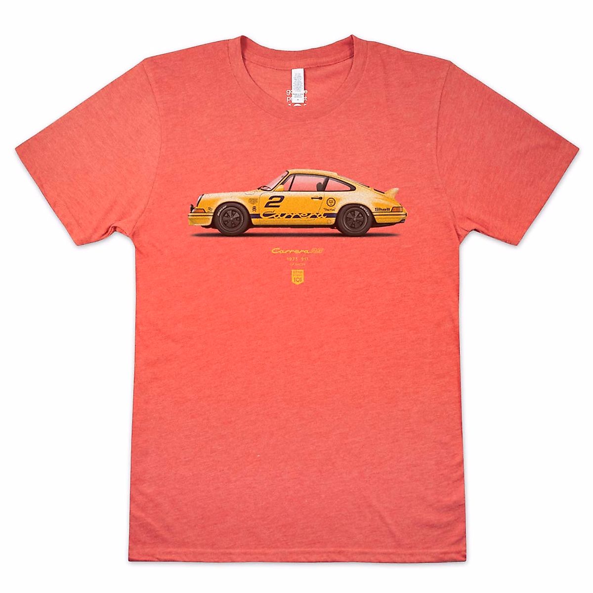 GarageProject101 1973 911 Carrera RS (GP Edition) T-Shirt (L, Red)
