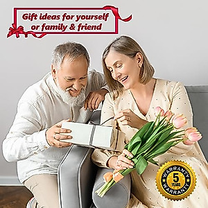 Heating Pad for Neck and Shoulders, Fabludo 2lb Weighted Large Heating Pad for Shoulder Neck Pain Relief, Gift Ideas for Women Mom Dad Girlfriend, 22"x16" (Black Leopard)