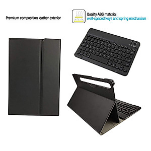 Backlight Keyboard Case for Samsung Galaxy Tab S6 10.5 inch 2019,Slim Stand Cover Lightweight Case with Magnetically Detachable Wireless Keyboard for Galaxy Tab S6 10.5 inch 2019 SM-T860/T865 (Black)