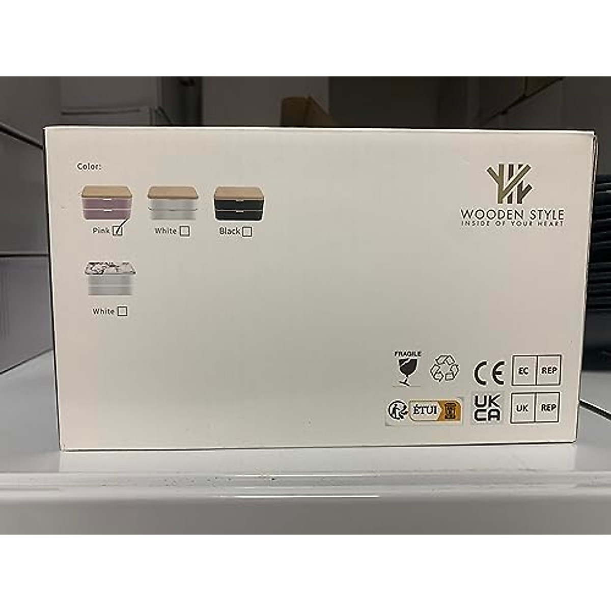 Original Bento Box Lunch Box Japanese Style 2 Layer Food Containers with Utensils Spoon and Fork Bundle Divider Salad Box for Men Women(White)