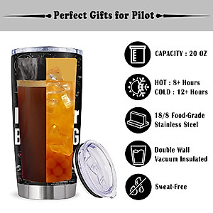Ladyhold Pilot Gifts, Aviation Gifts, Pilot Gifts for Men Tumbler 20Oz, Aviation Gifts for Pilots Men, Airplane Gifts for Men, Pilot Gifts Aviation Men, Pilot Gift Ideas, Gifts for Aviation Lovers