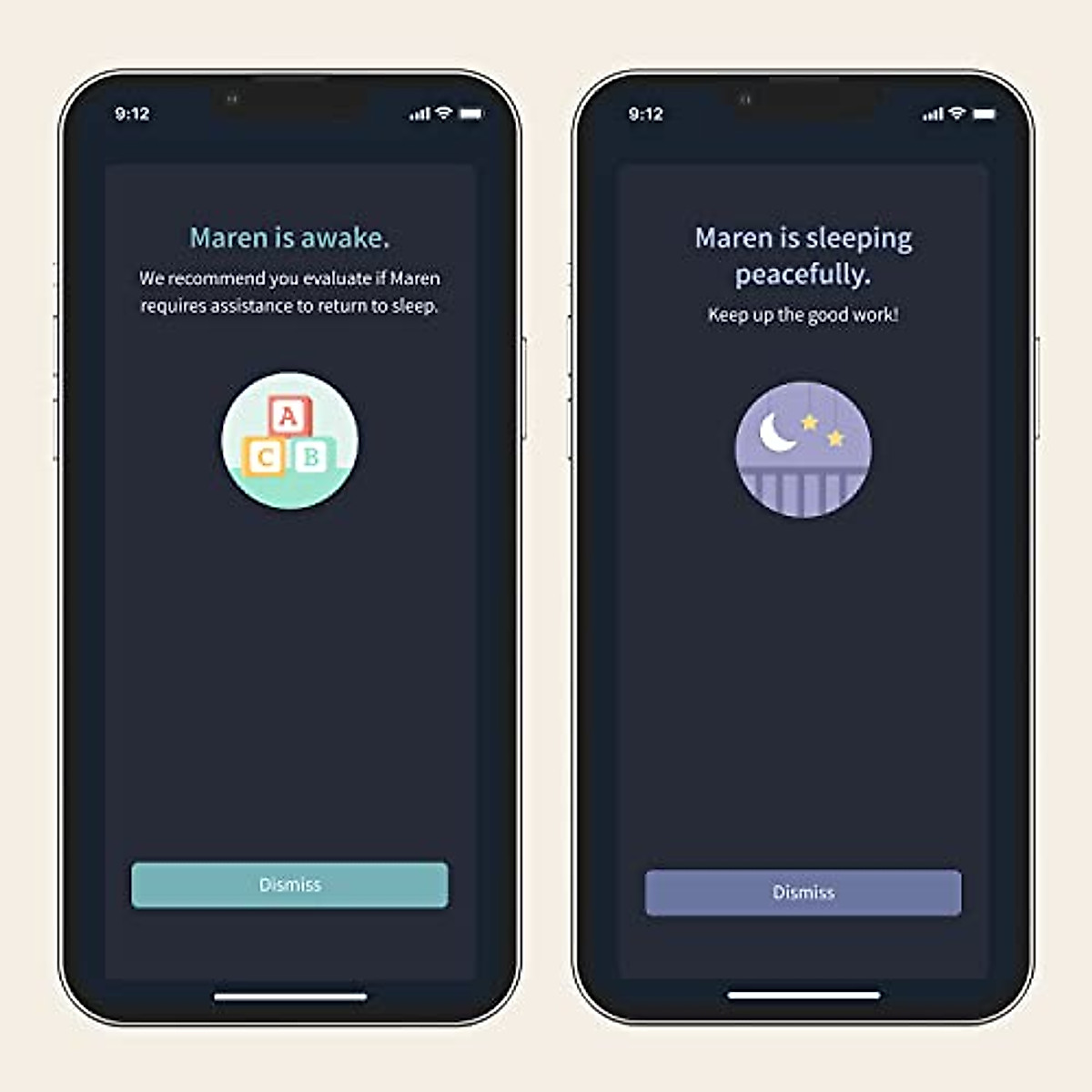 Owlet Dream Sock - Smart Baby Monitor View Heart Rate and Average Oxygen O2 ( Sleep Quality Indicators) Mint (Renewed)