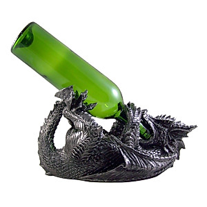 Gothic Dragon Wine Bottle Holder 6 3/4 Inch